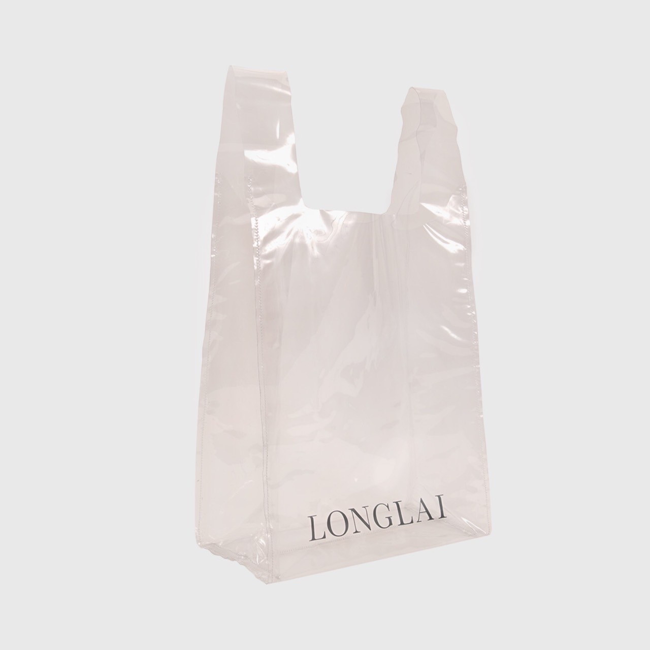 LONGLAI TRANSPARENT SHOPPER BAG